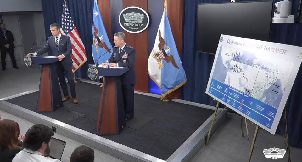 “Operation Midnight Hammer”: US Drops GBU-57 Bunker Buster Bombs in ...