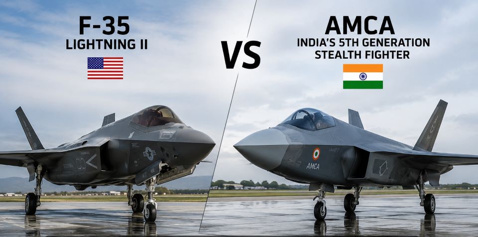 F-35 vs AMCA: India Sets 30-Month Deadline for Stealth Fighter ...
