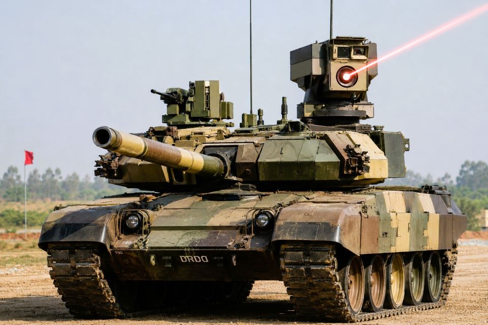 Indian Army Evaluates 10kW Laser Weapon Systems for T-90 and Main ...